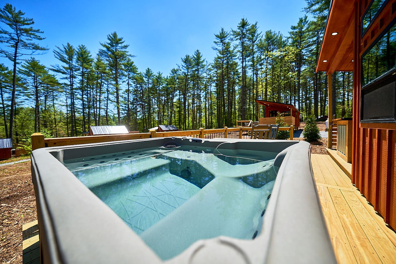 Modern Forest Cabin with Private Hot Tub & Fire Pit - Oxford County