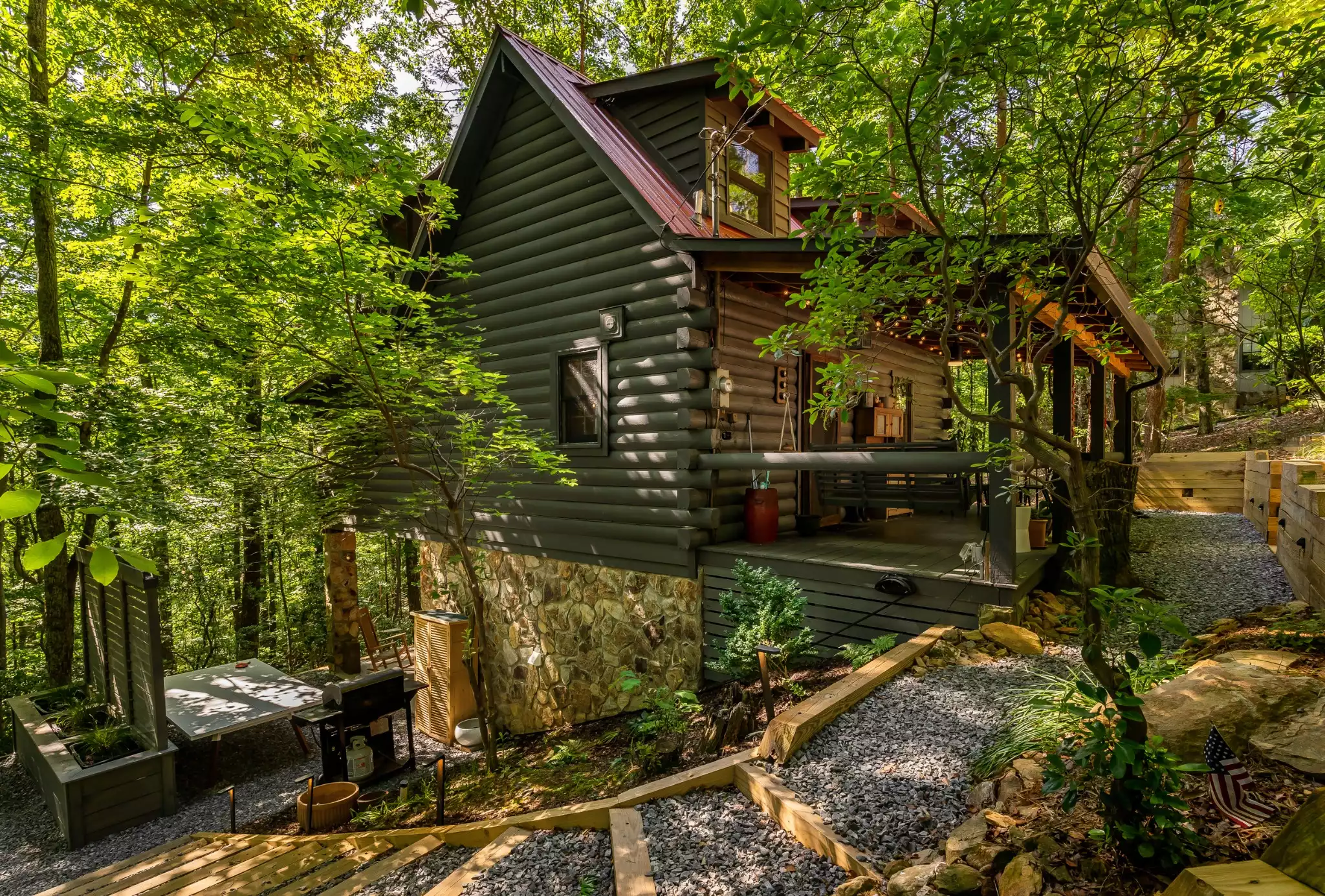 !Boho Rustic Modern Cabin in Rich Mtn Wilderness! - Ellijay